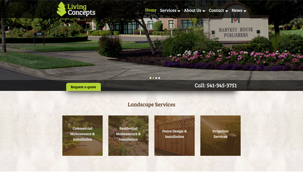 Living Concepts - Fluidity Studio Web Development