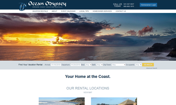 Ocean Odyssey - Fluidity Studio Web Development